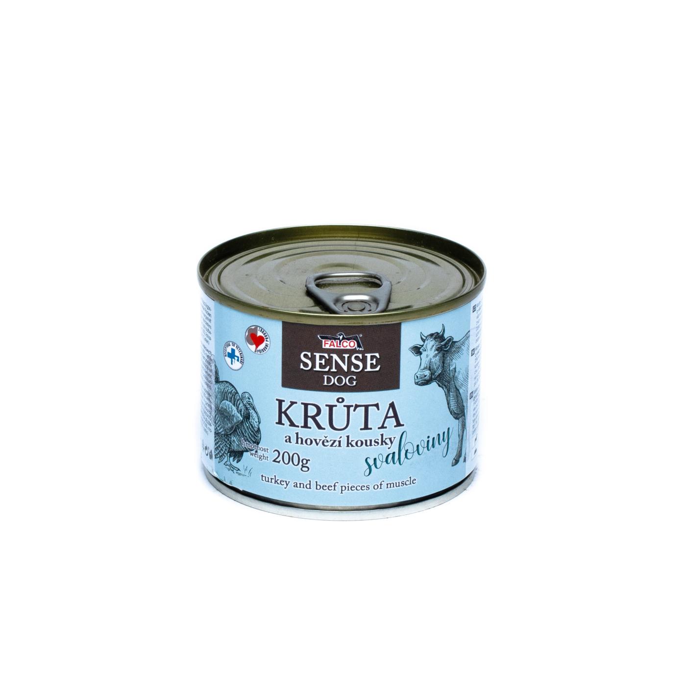 FALCO SENSE DOG krůta a hovězí 200g | SmallDog.cz